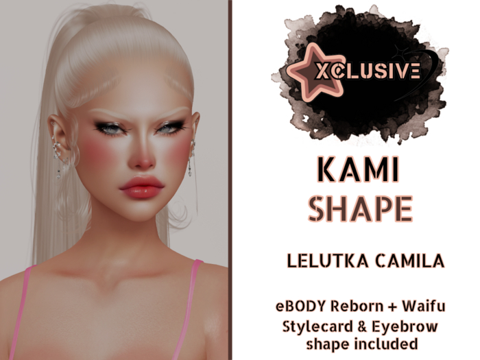Second Life Marketplace - XCLUSIVE Kami Shape - EvoX CAMILA
